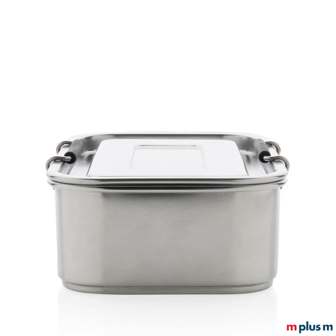 Recycling Edelstahl Lunchbox 'Iris' bedrucken